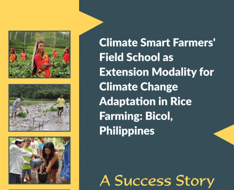 Climate Smart Farmers’ Field School as Extension Modality for Climate ...