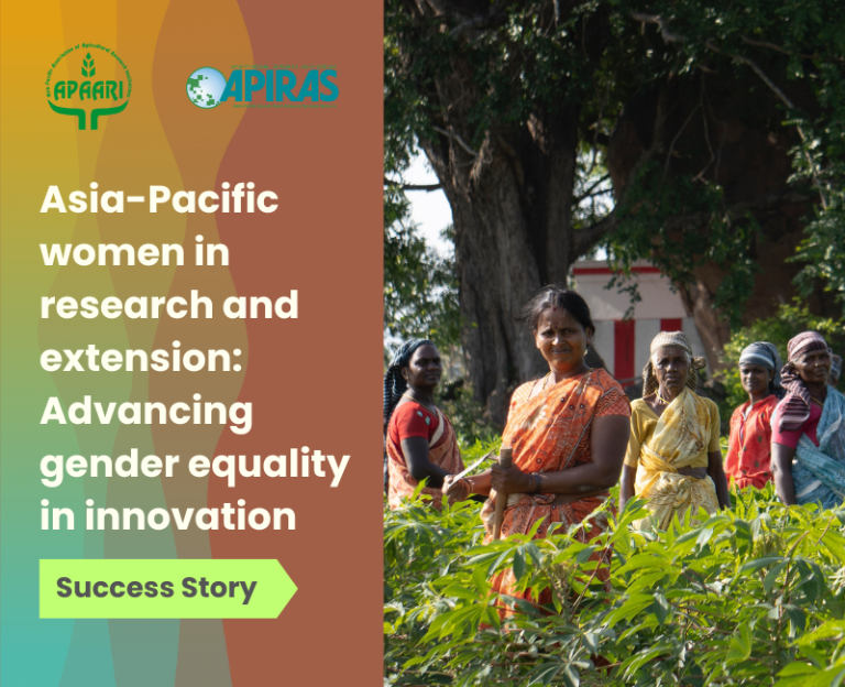Asia-Pacific women in research and extension: Advancing gender equality in innovation – Asia ...