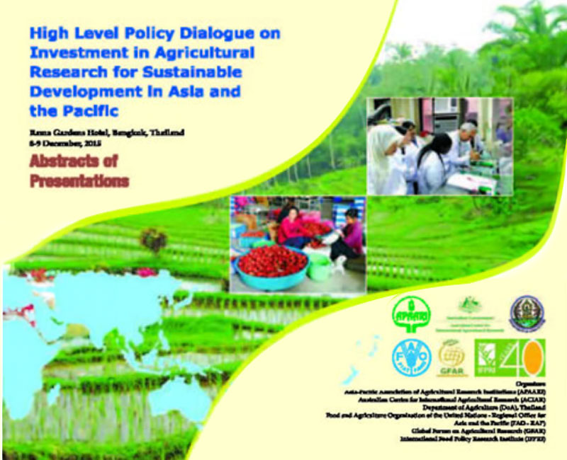 High Level Policy Dialogue on Investment in Agricultural Research for ...
