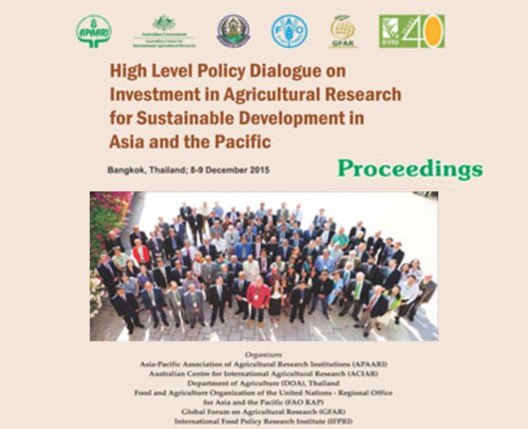 High Level Policy Dialogue on Investment in Agricultural Research for ...