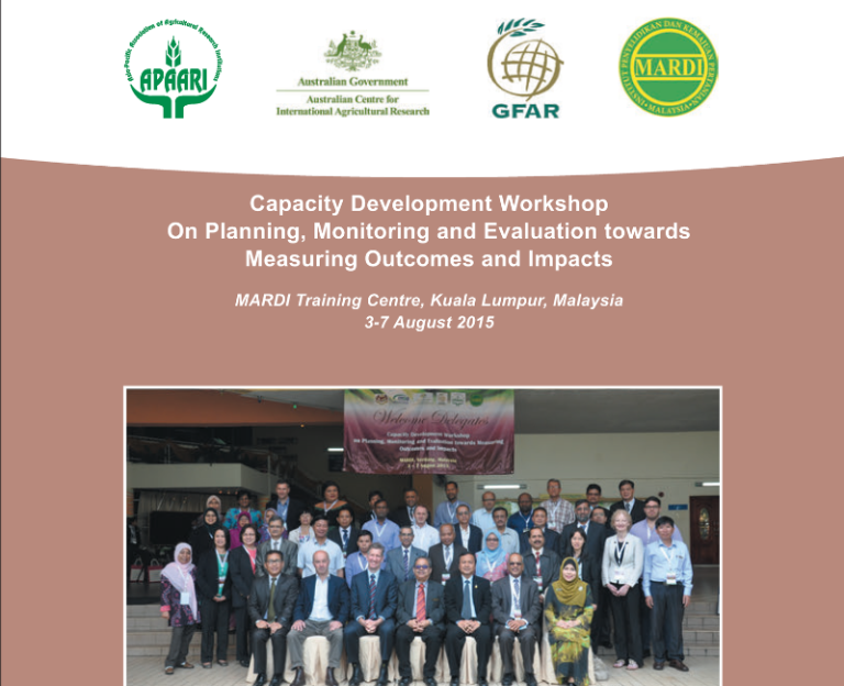 Capacity Development Workshop on Planning, Monitoring and Evaluation ...